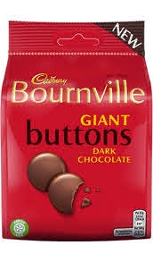 Cadbury Bournville Giant Buttons 100g | LONDON PRIDE BRITISH SHOP