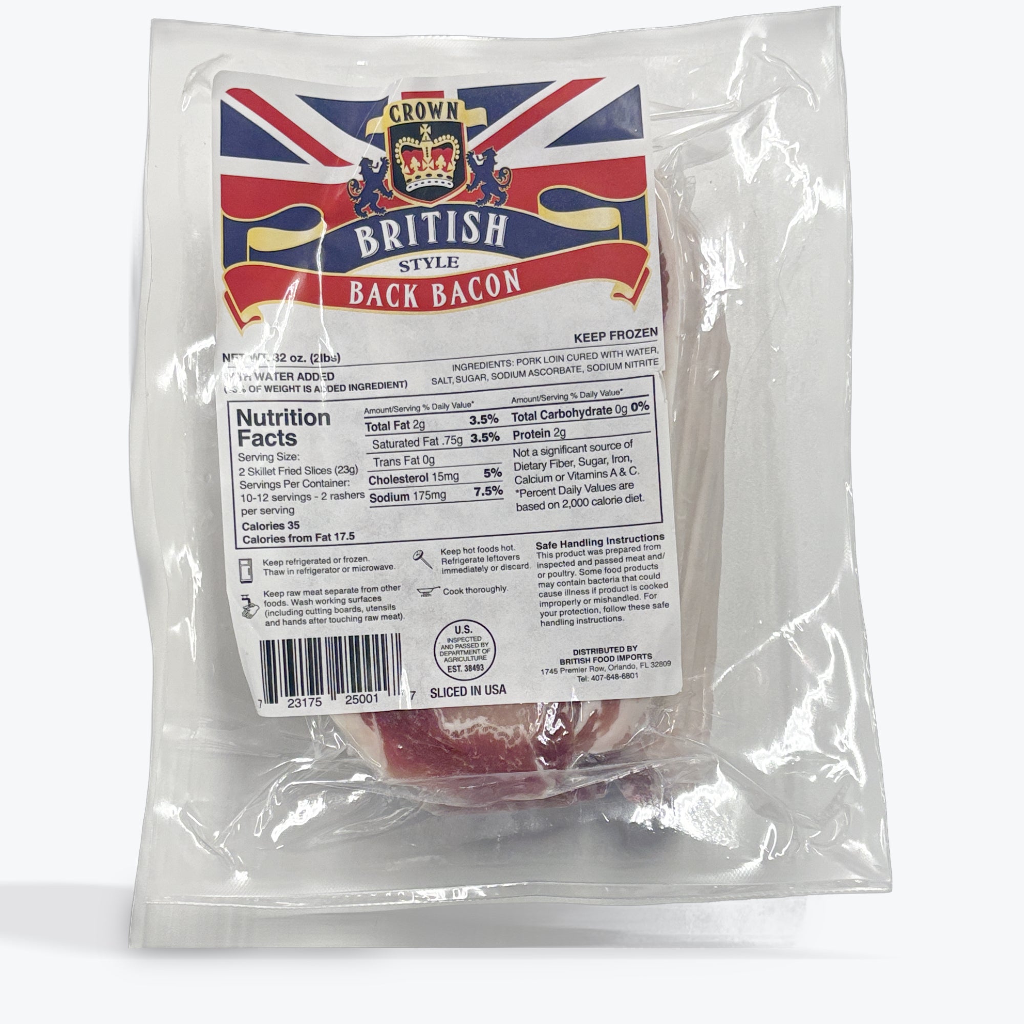 British Bacon 2lb Catering Pack | LONDON PRIDE BRITISH SHOP