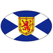 Decal 1517 Scottish Cross Lion Oval | LONDON PRIDE BRITISH SHOP